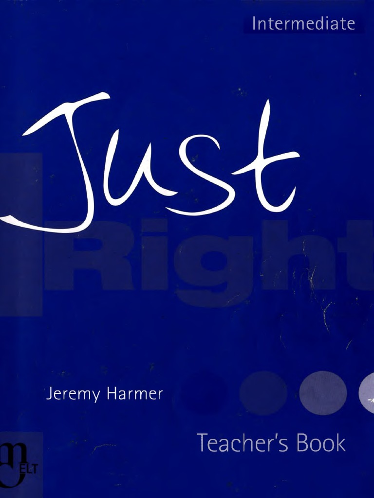 Just Right Intermediate Teacher's Book PDF | PDF | Vocabulary | Teachers