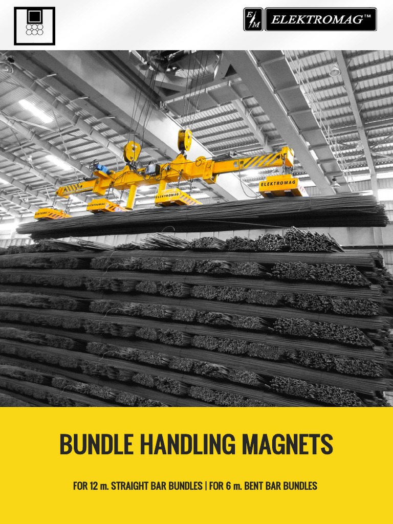 Bundle Handling Magnets for Steel | PDF | Beam (Structure) | Crane ...