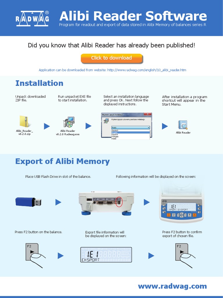 Alibi Reader Tutorial | PDF | Usb Flash Drive | Portable Document Format