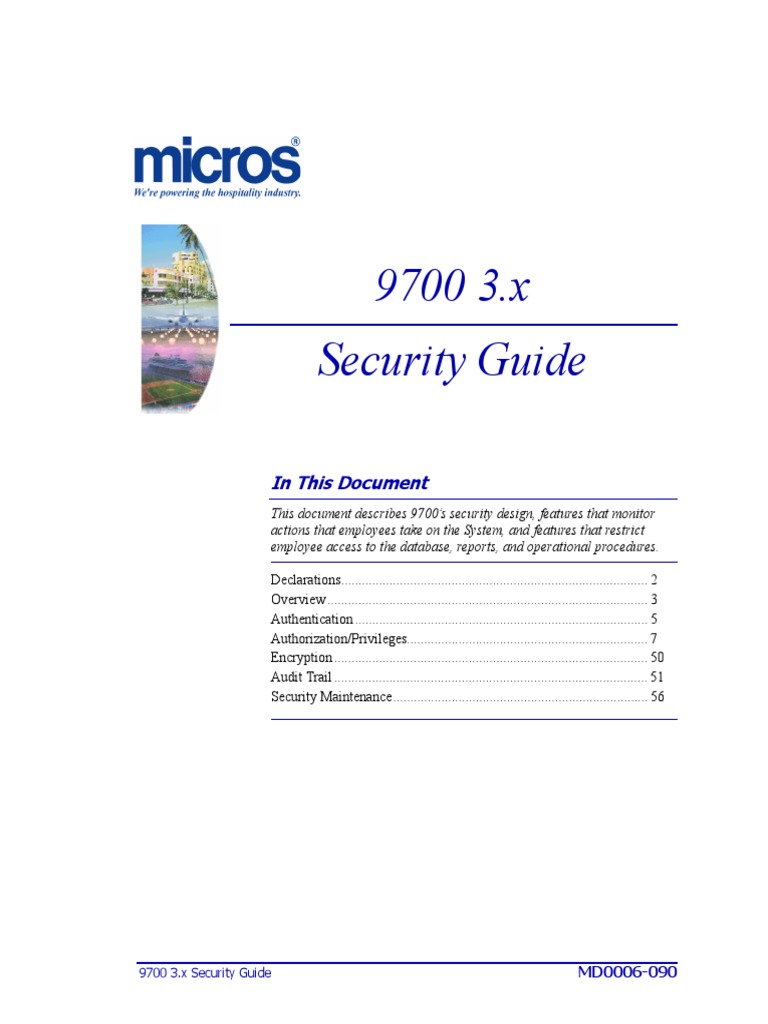 9700 Security Guide | PDF | Databases | Password