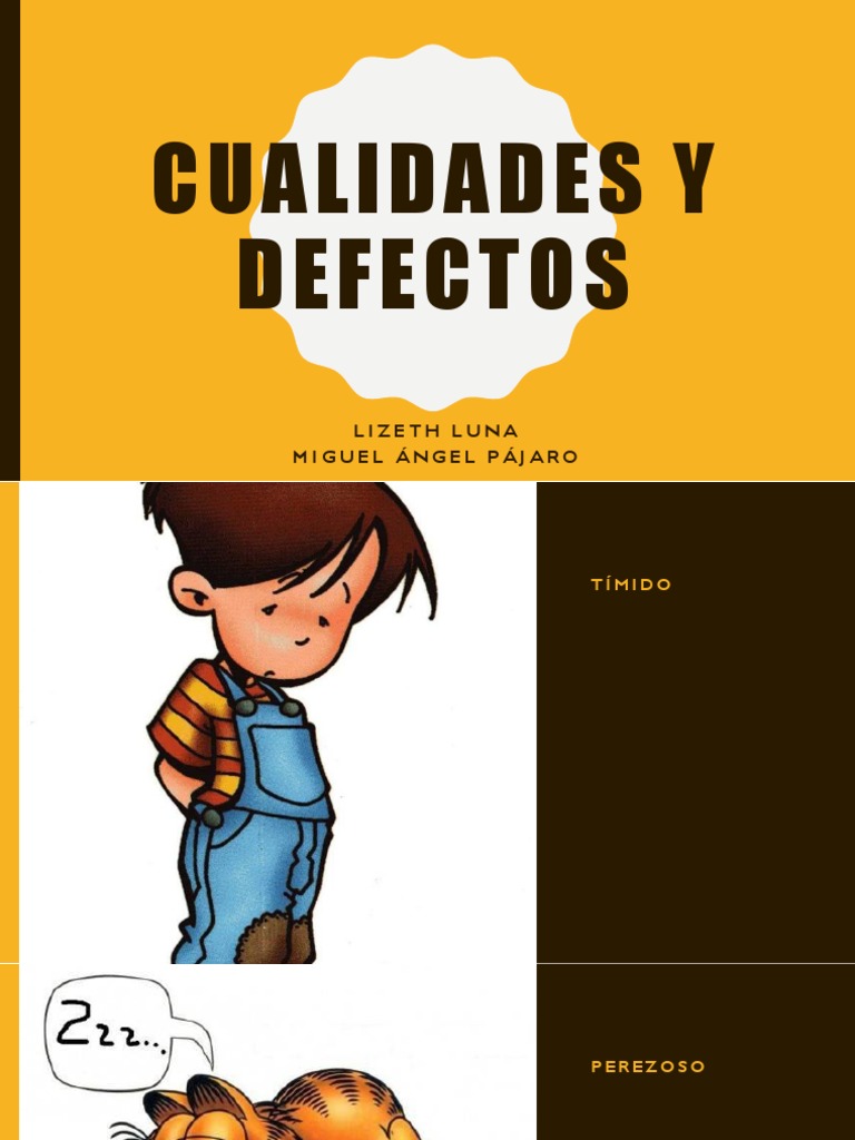 Cualidades y Defectos | PDF
