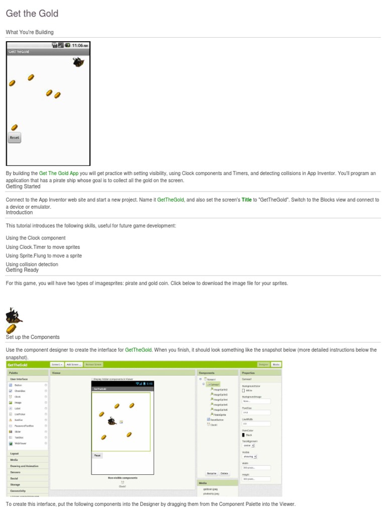 Tutorials App Inventor Advanced Projects | PDF | Golf Course | Mobile App