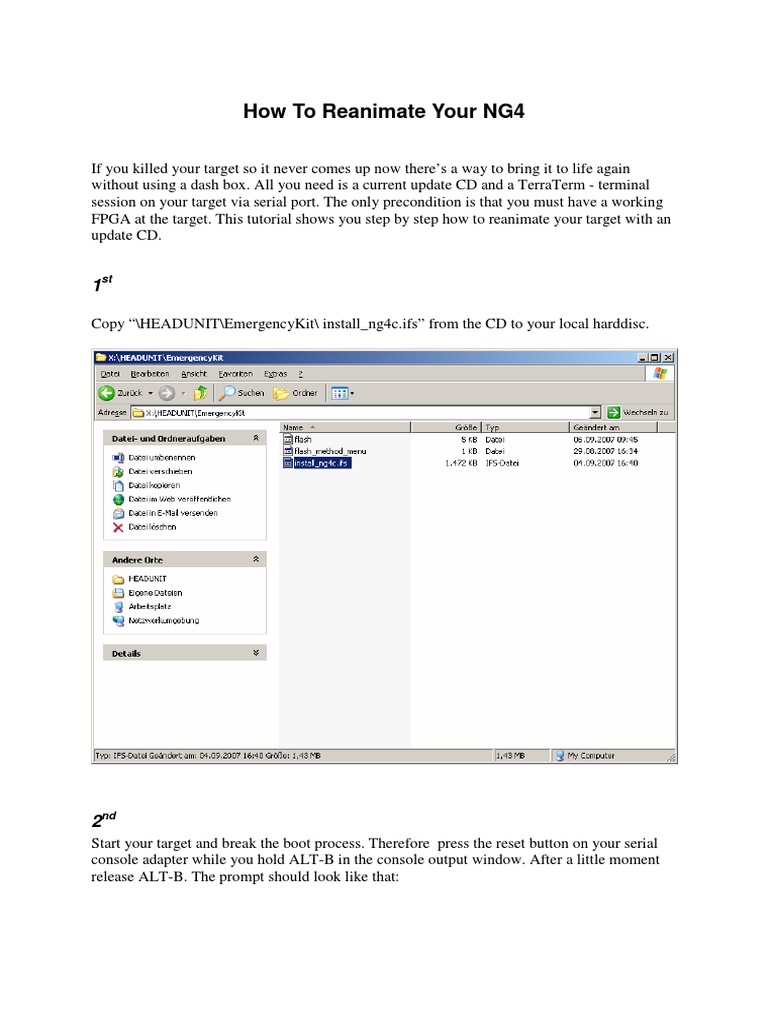 How To Reanimate Your NG 4 | PDF