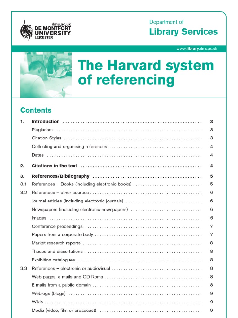 The Harvard System of Referencing | Download Free PDF | Citation ...