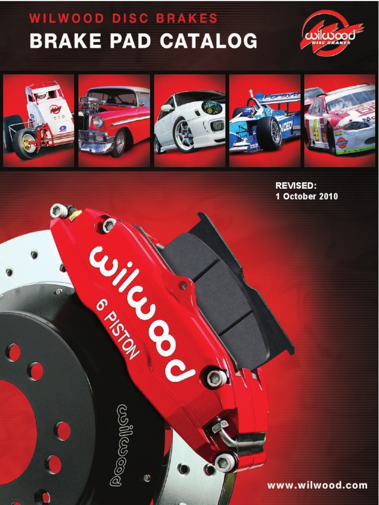 Wilwood High Performance Brake Pads Guide | PDF | Brake | Automobiles