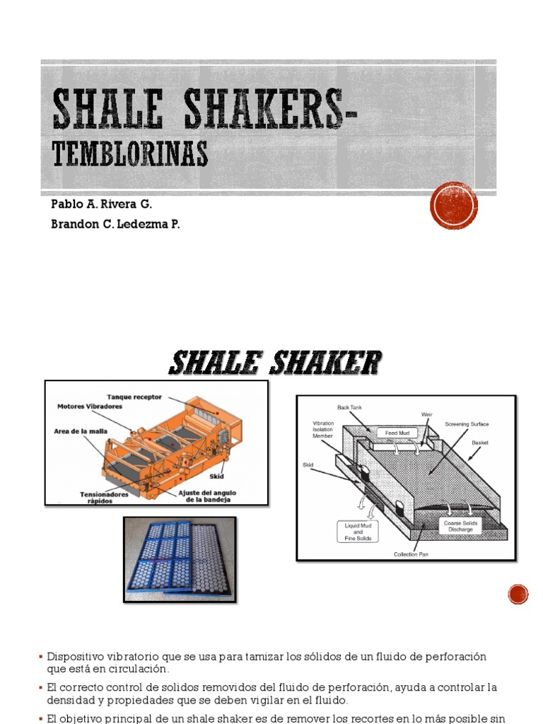 Shale Shakers | PDF | Ingeniería mecánica | Naturaleza