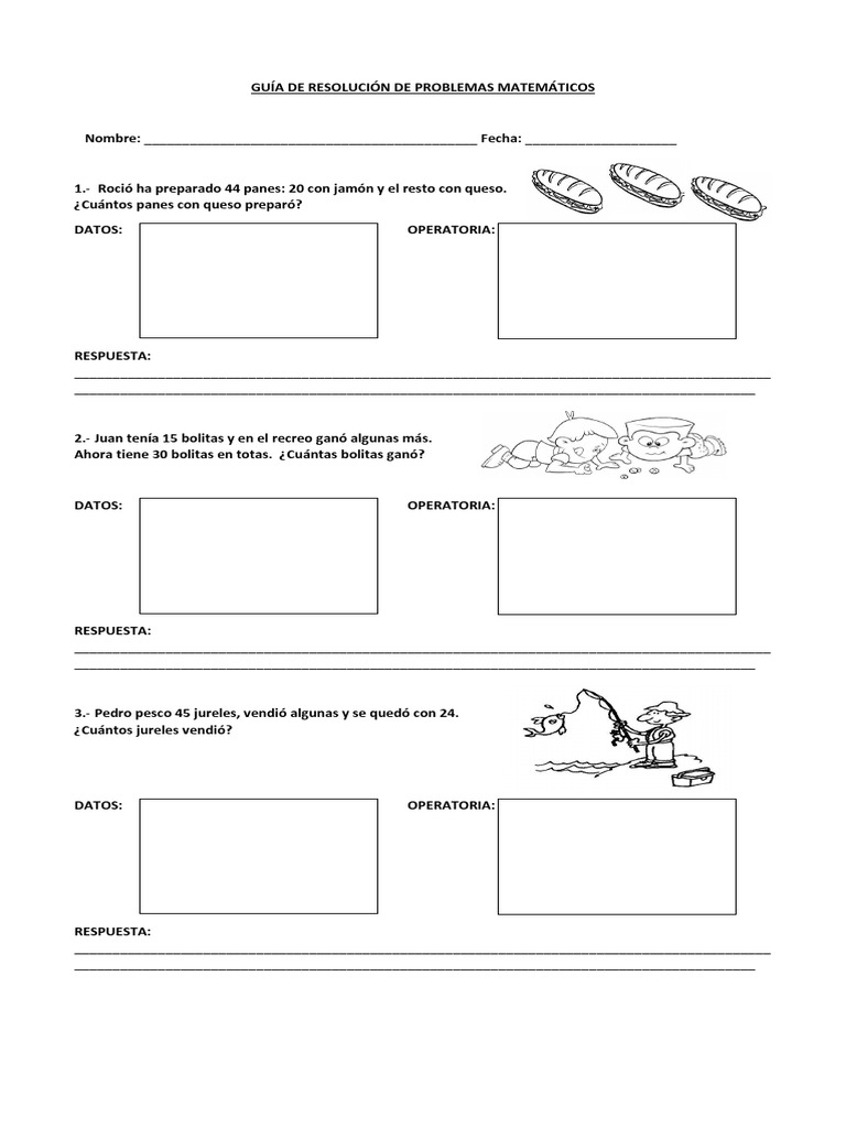 Guía de Resolución de Problemas Matemáticos | PDF