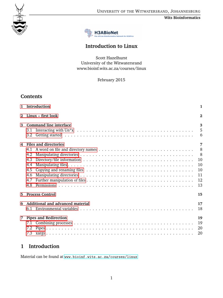 Introduction To Linux | PDF | Command Line Interface | Computer File