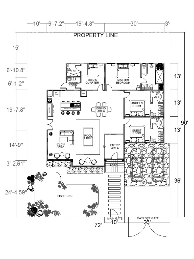Floorplan Letter Portrait | PDF | Housing | Brisbane