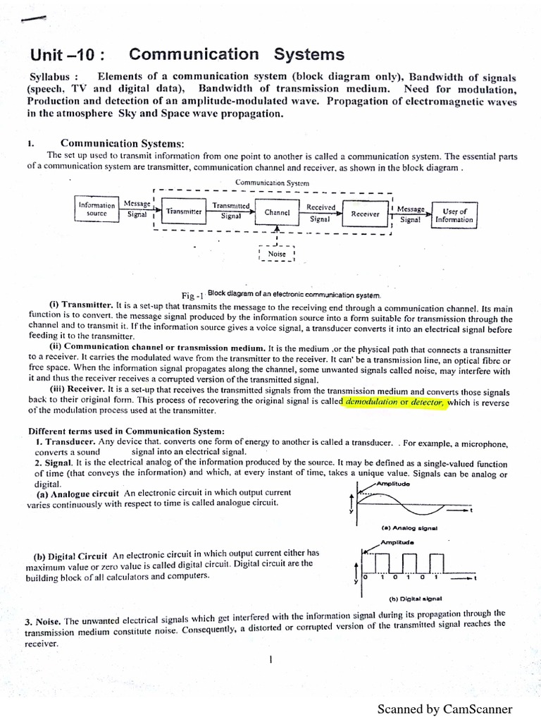 Communication System | PDF
