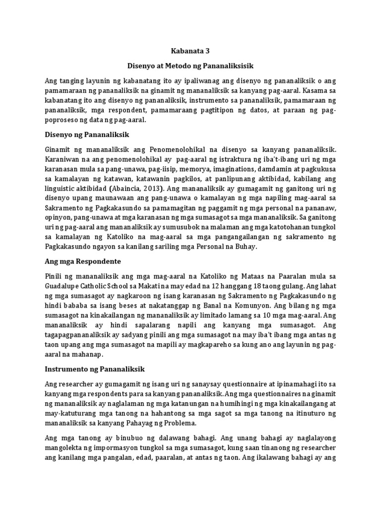 Kabanata 3 Pananaliksik Sir Jhakey Sir Jhakey добави нова