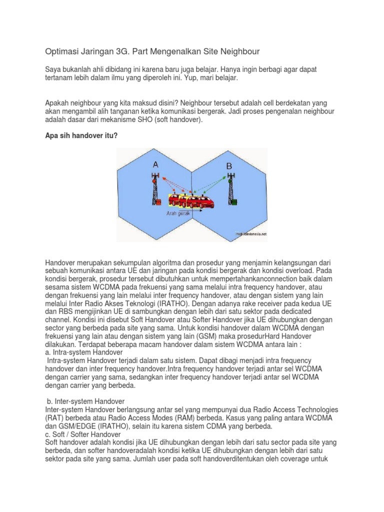 Optimasi Jaringan 3G | PDF