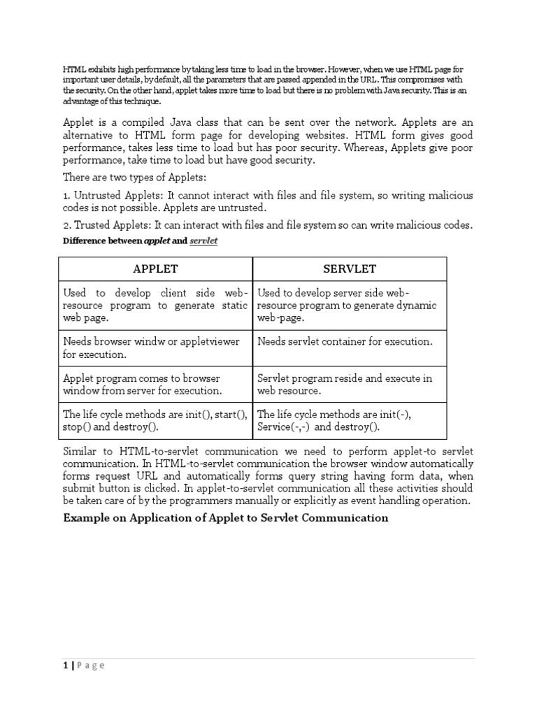 HTML Exhibits High Performance by Taking Less Time To Load in The ...