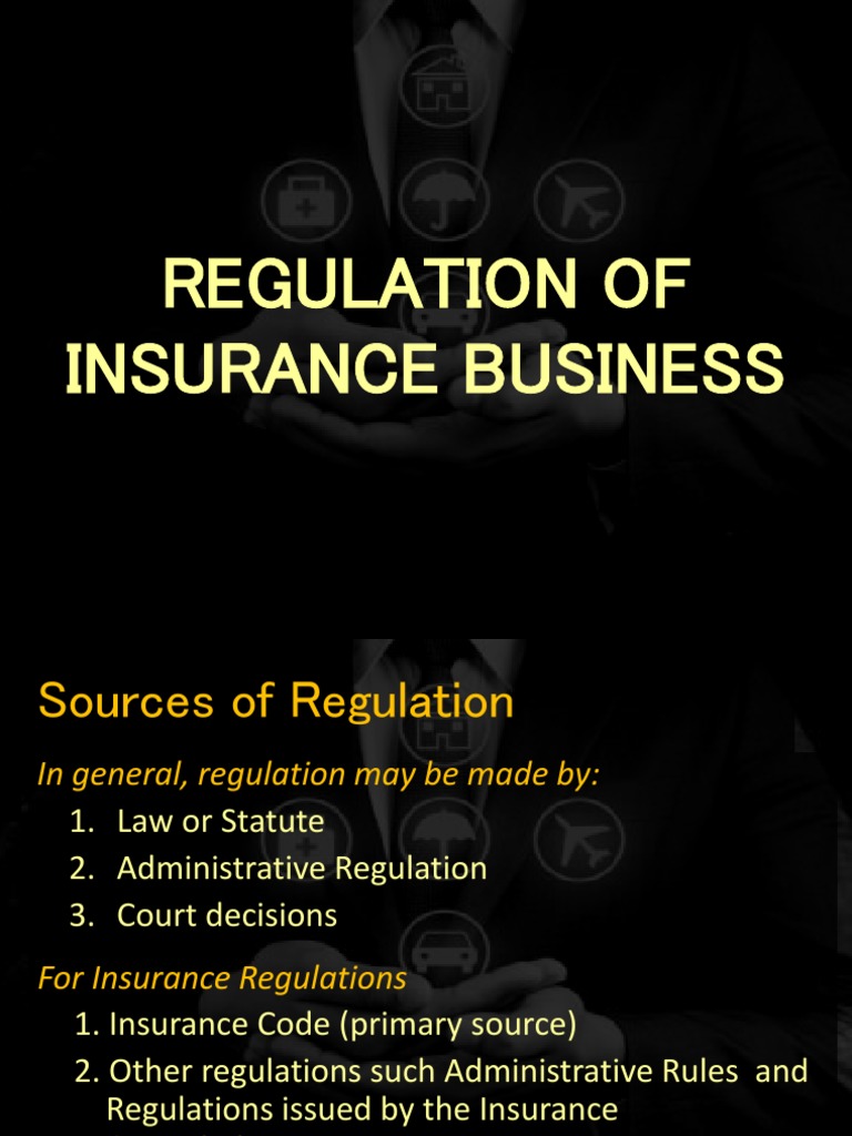 Regulation of Insurance Business | PDF | Conservatorship | Insurance