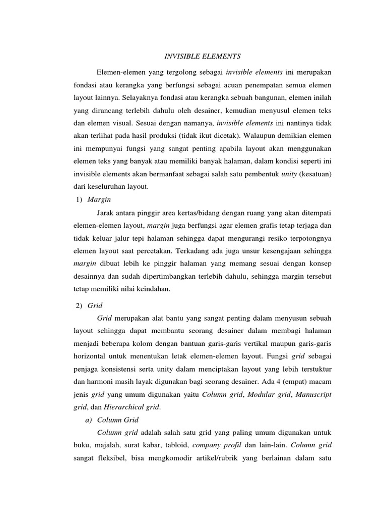 Invisible Elements | PDF