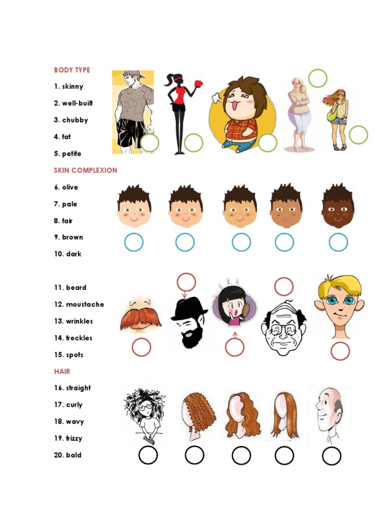 Body Type: 1. Skinny 2. Well-Built 3. Chubby 4. Fat 5. Petite | PDF