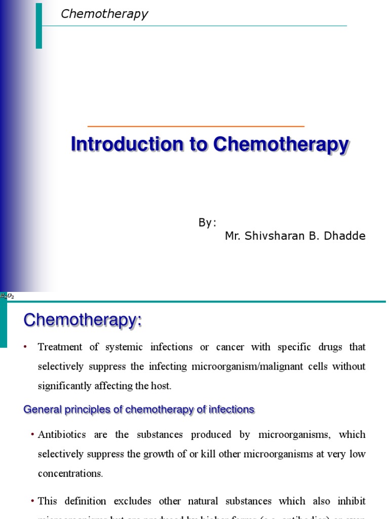 Introduction To Chemotherapy | PDF | Antibiotics | Infection