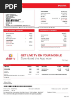 Jio Fiber Bill Invoice Sample | PDF
