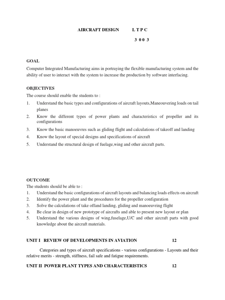 Aircraft Design | Download Free PDF | Aircraft | Airplane