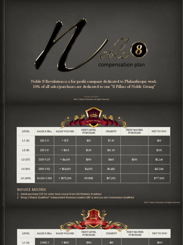 Noble 8 CPlan N8 V 9 | PDF | Economies | Business