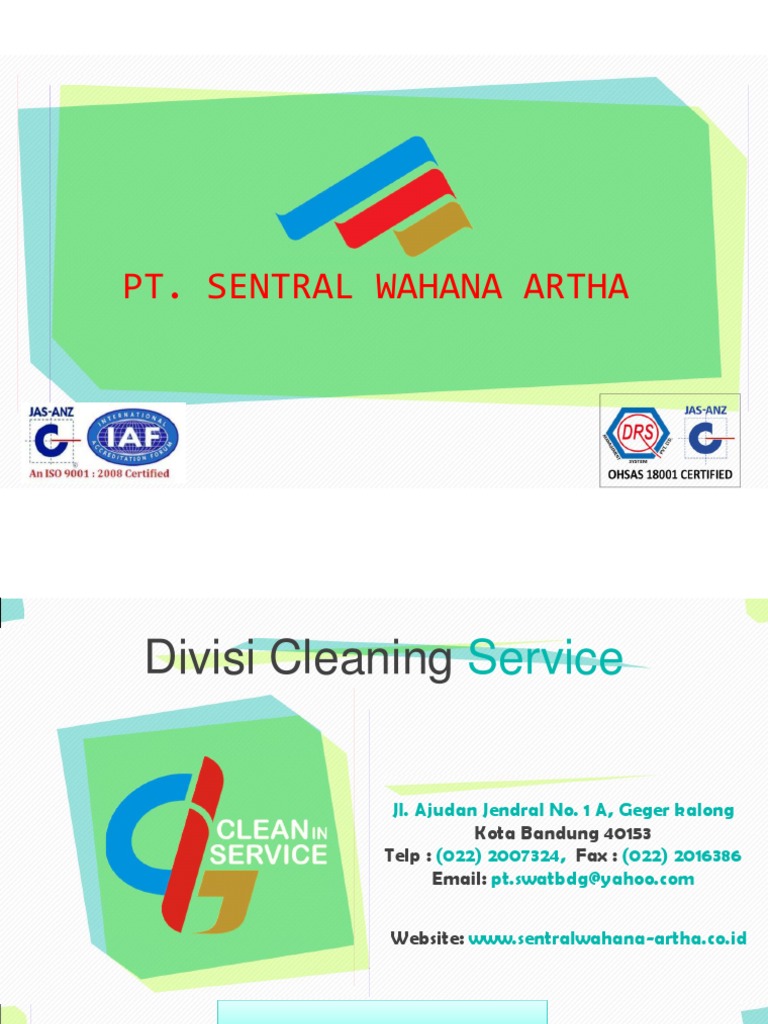 Comprof Cleaning Service | PDF