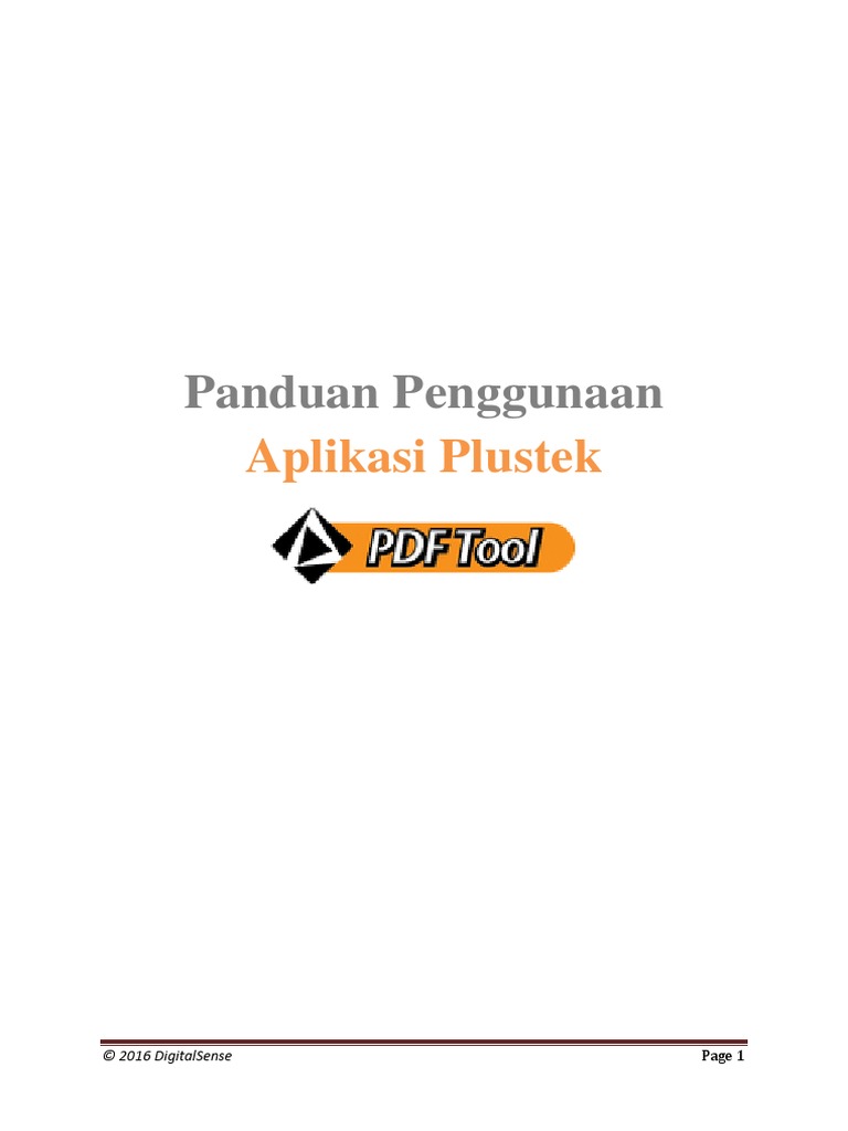 Panduan Plustek PDF Tools | PDF