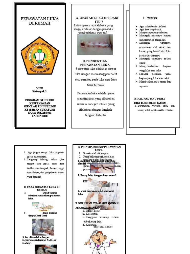 Leaflet Perawatan Luka 2 | PDF