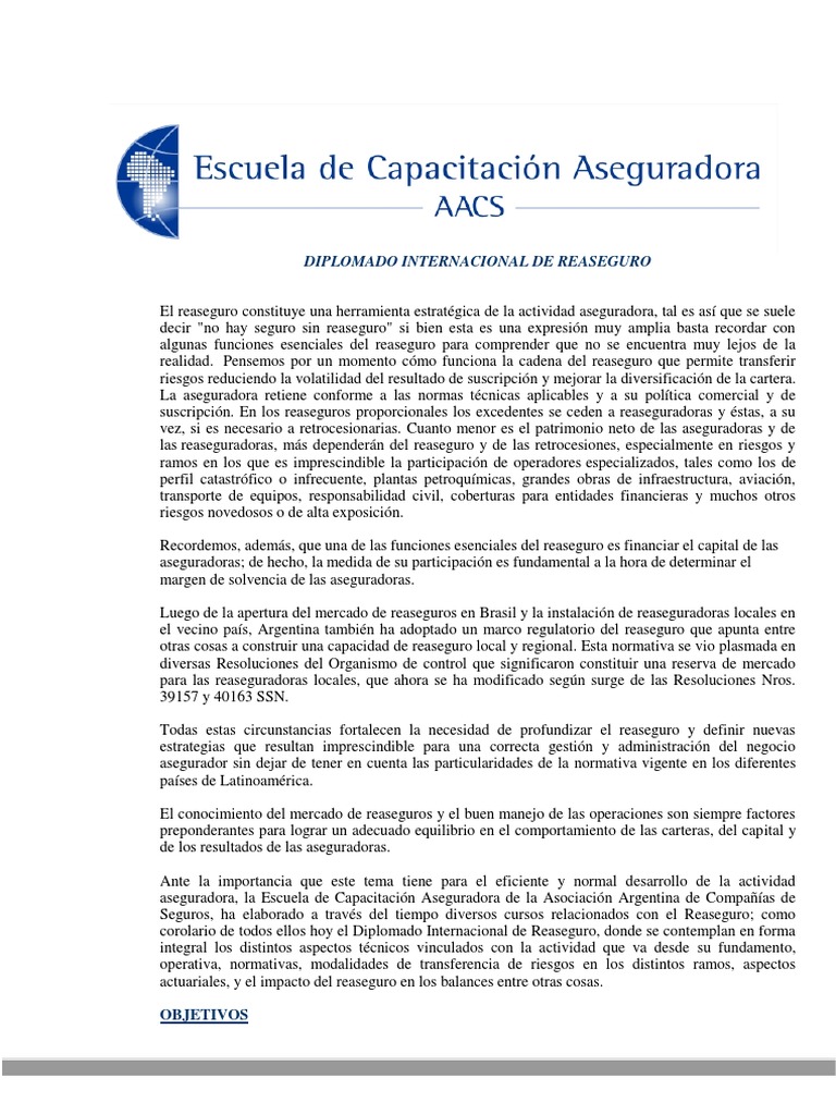 258 Reaseguro | PDF | Reaseguro | Actuario