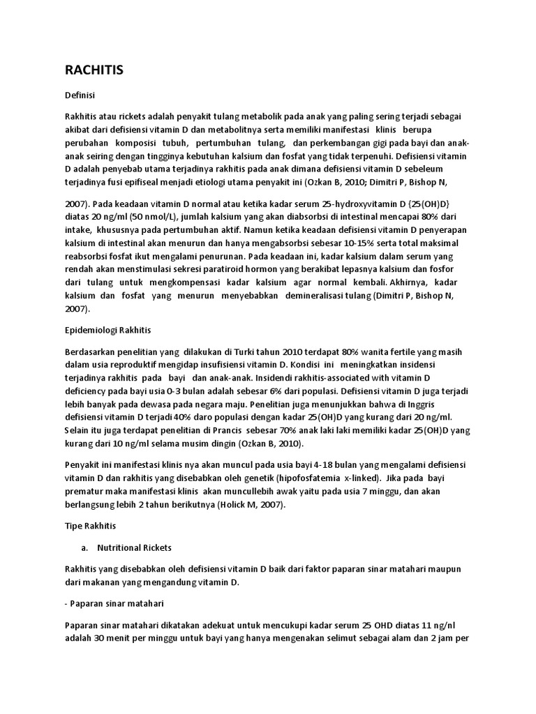 RACHITIS | PDF