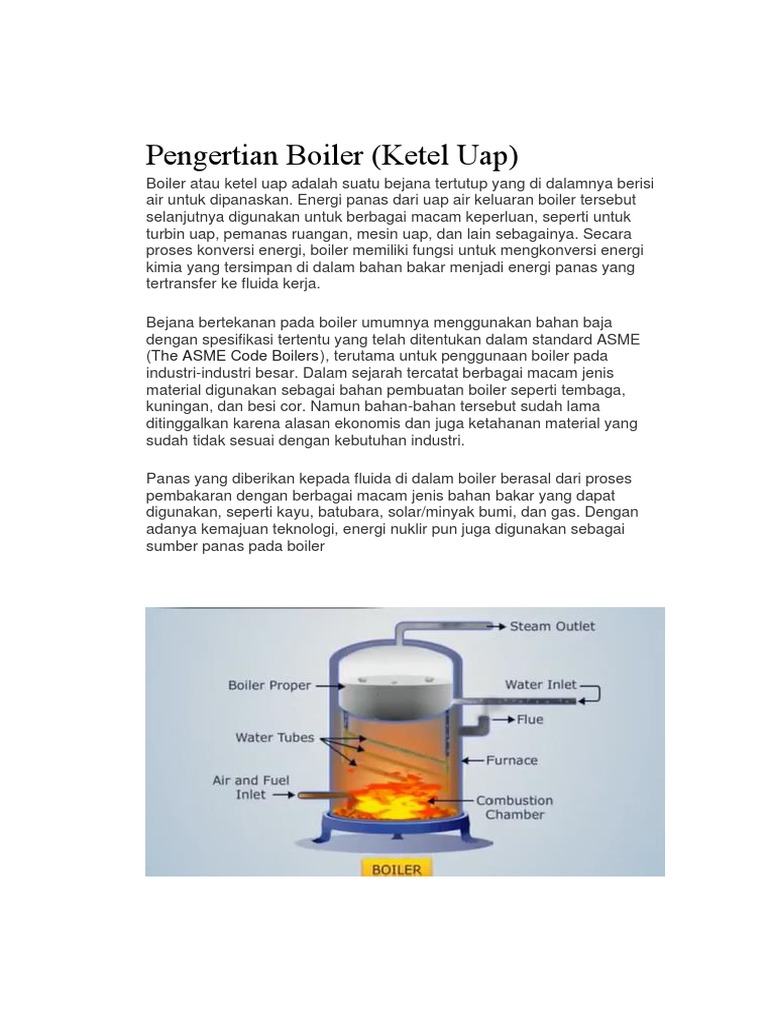 Pengertian Boiler | PDF