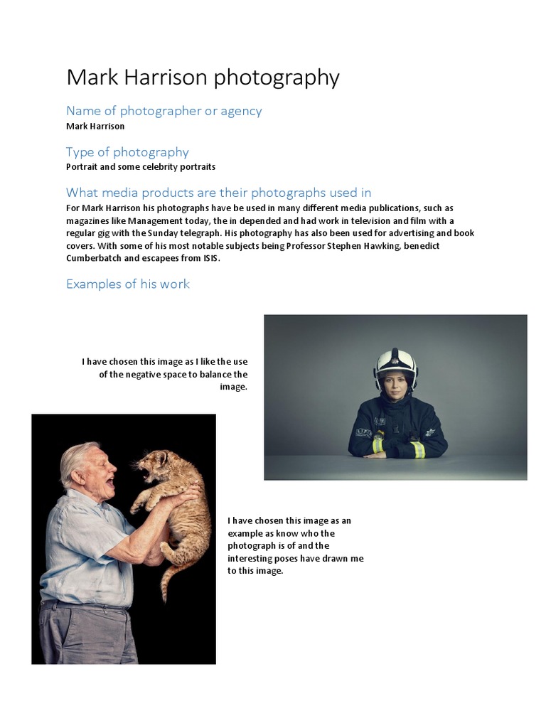 Mark Harrison Photography | PDF