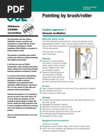 Painting Risk Assessment | PDF | Scaffolding | Safety