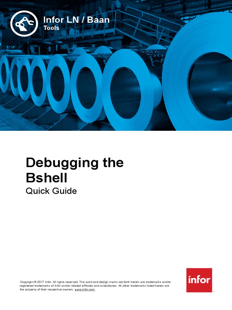 Infor LN Baan - Debugging The Bshell | PDF | Debugging | Trademark