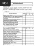 Rubrica para Evaluar Taller de Cocina | PDF