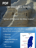 The Dead Sea Scrolls | PDF | Dead Sea Scrolls | Religious Texts