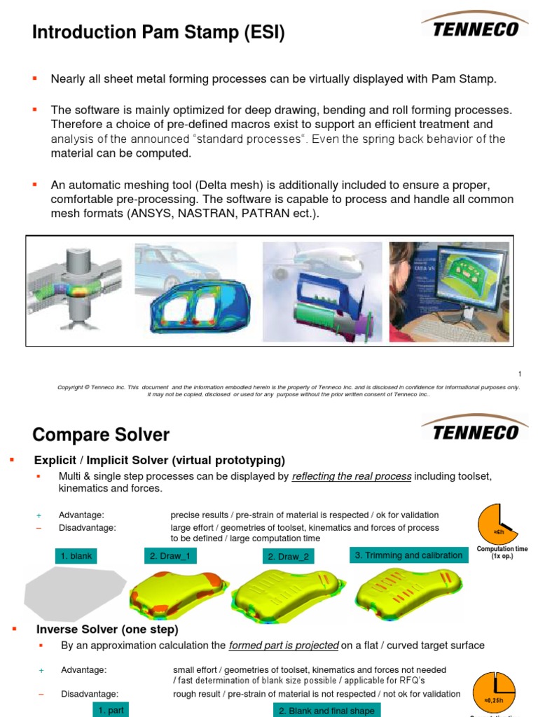 Introduction Pam Stamp (ESI) | PDF | Fracture | Deformation (Engineering)