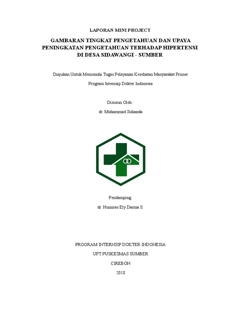 Mini Project Dokter Internship | PDF