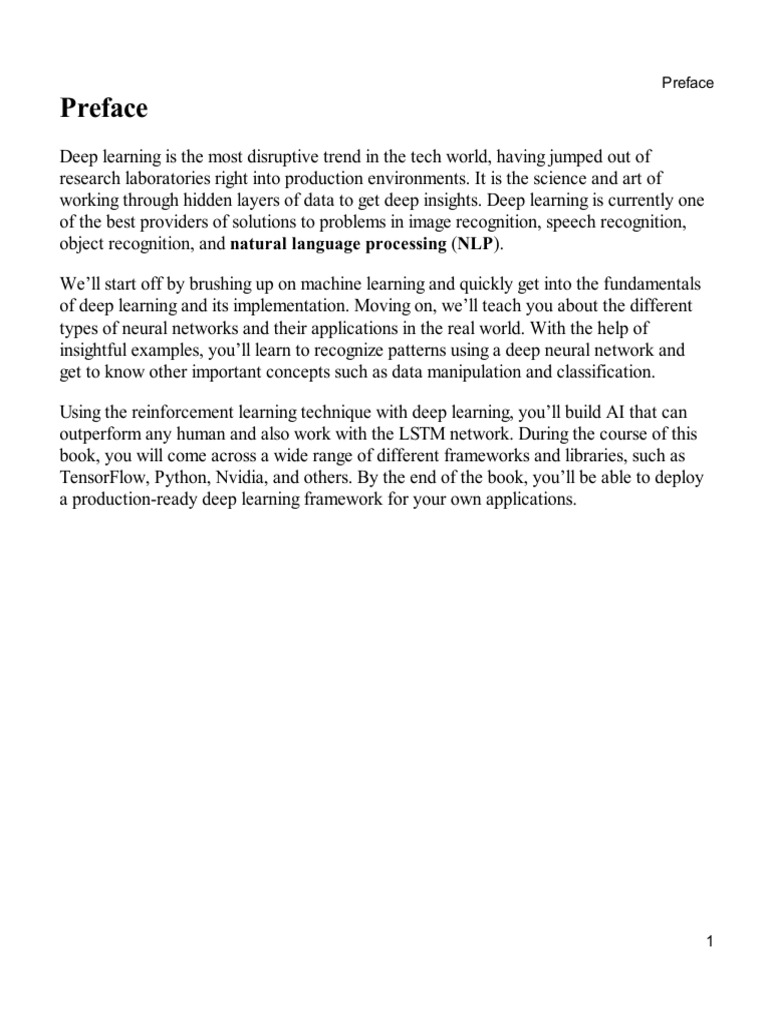 Deep Learning Essentials 1 | PDF | Deep Learning | Artificial Intelligence