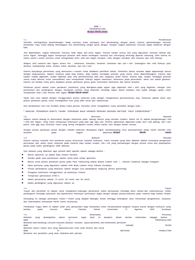 Paper Teknik Mesin | PDF