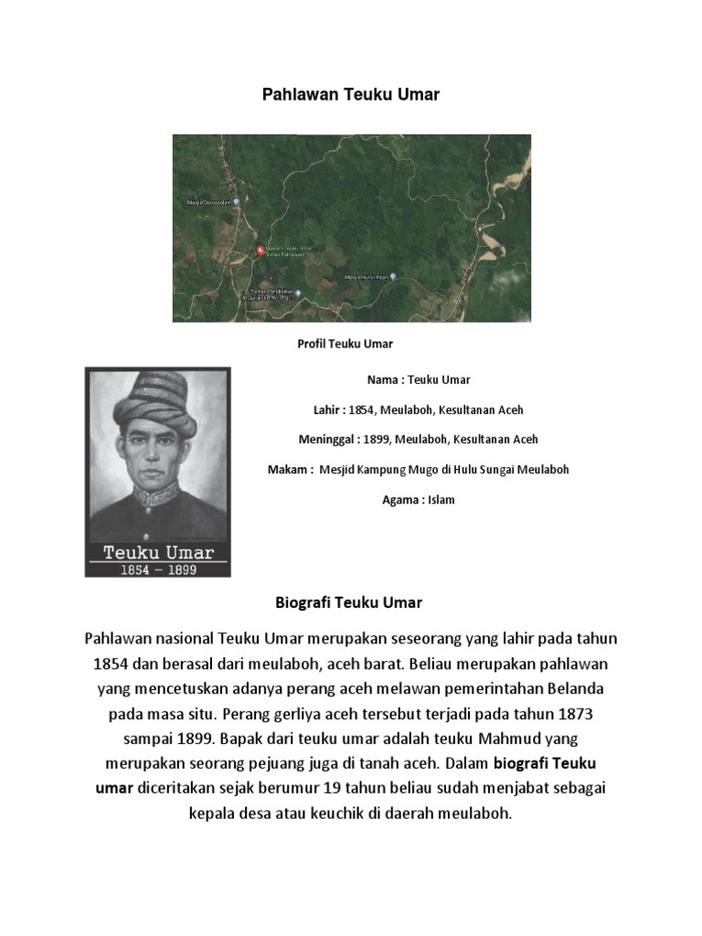 Pahlawan Teuku Umar | PDF