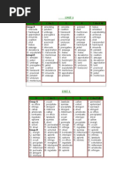 Level B: Unit 1 Vocabulary Answers | PDF