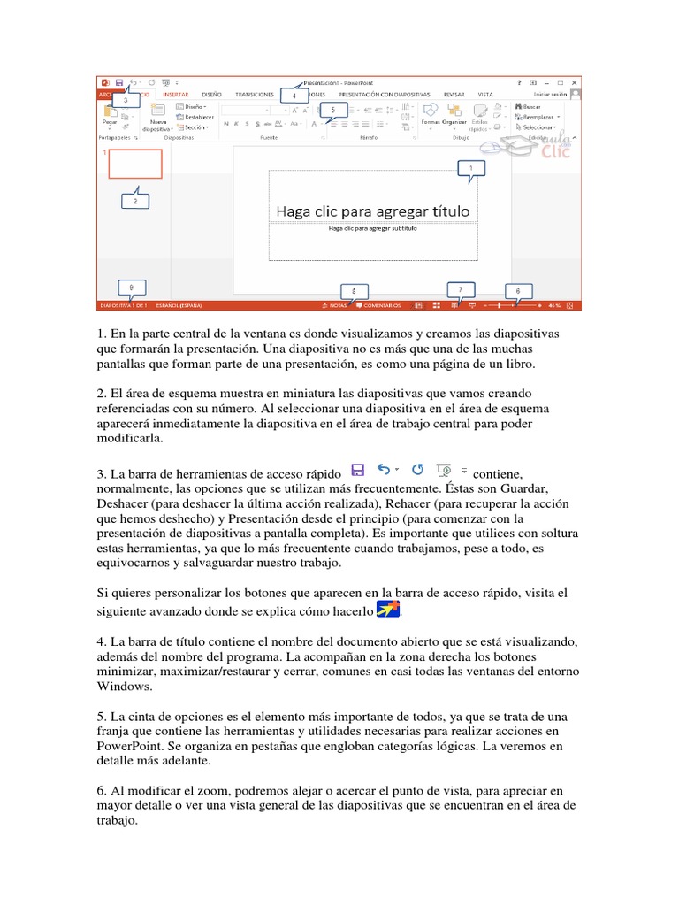 Entorno Grafico de Powerpoint | PDF | Microsoft PowerPoint | Ventana ...