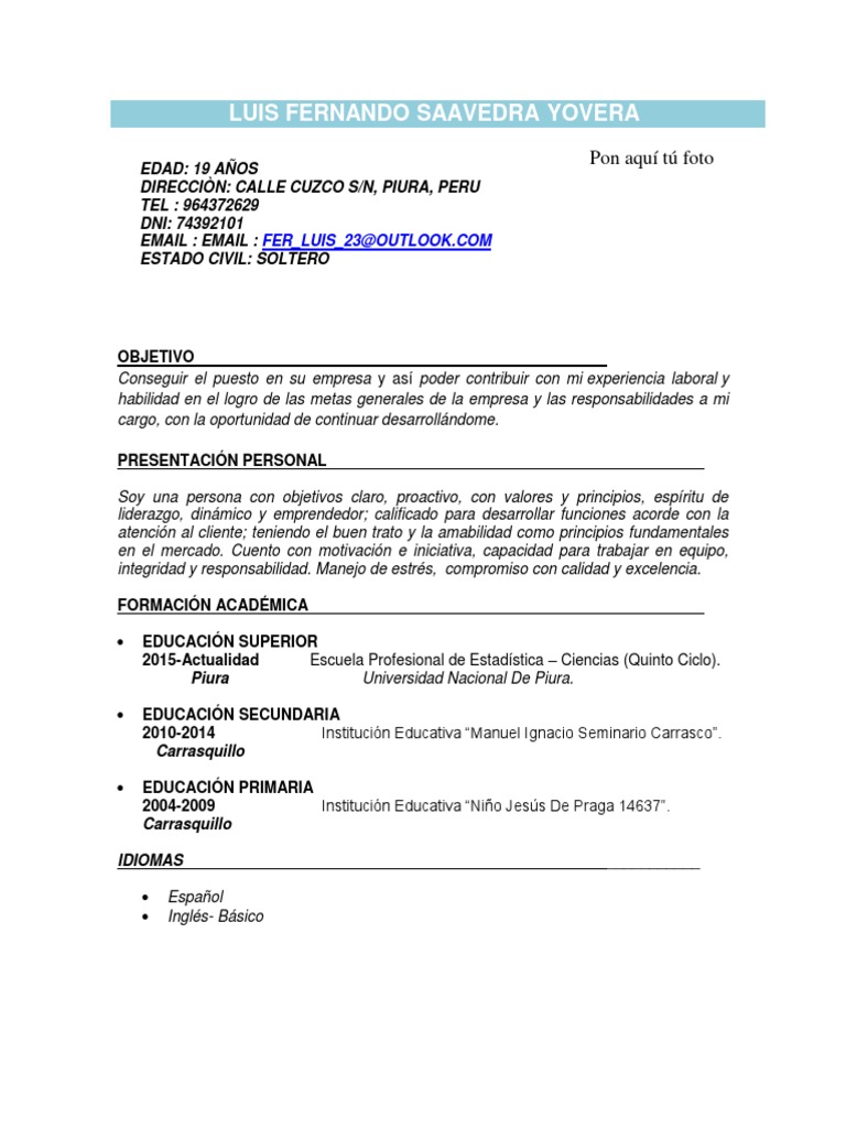 Fernando Saavedra | PDF