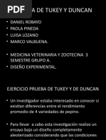 Prueba de Duncan: Comparación de Medias | PDF | Análisis de variación ...