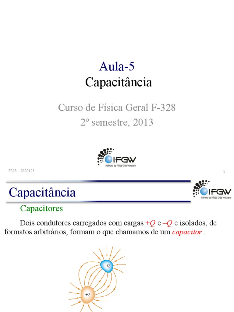 Capítulo 25 Halliday - Capacitores e Dielétricos | PDF | Capacidade elétrica | Capacitor