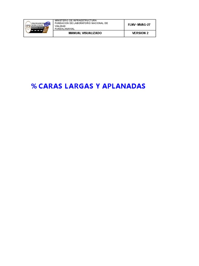 MVAG 27 % Caras Largas y Aplanadas ASTM D 4791 | PDF | Science | Naturaleza