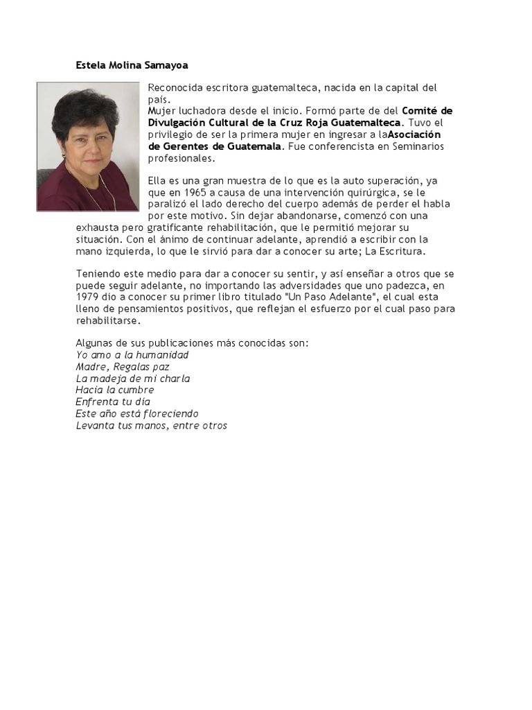 Estela Molina Samayoa | PDF