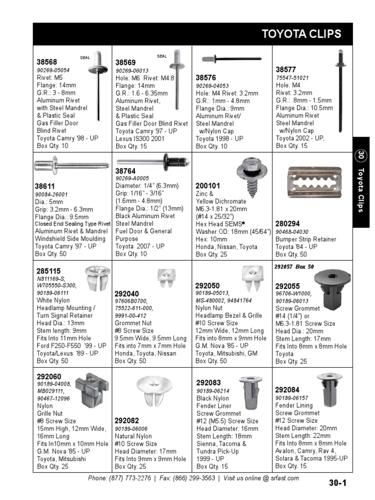 Toyota Clips | PDF