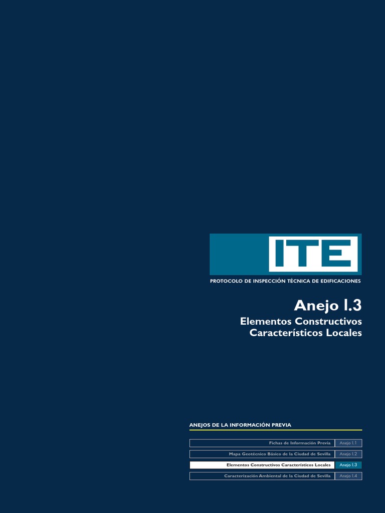 Detalles Constructivos Tradicionales Sevilla ANEJO 3 ITE | PDF | Fundación (Ingeniería) | Bóveda ...