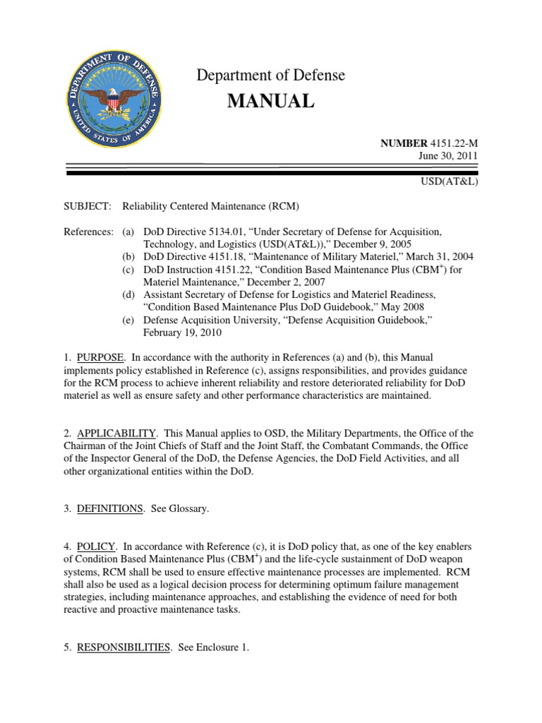 Manual: Department of Defense | PDF | United States Department Of ...